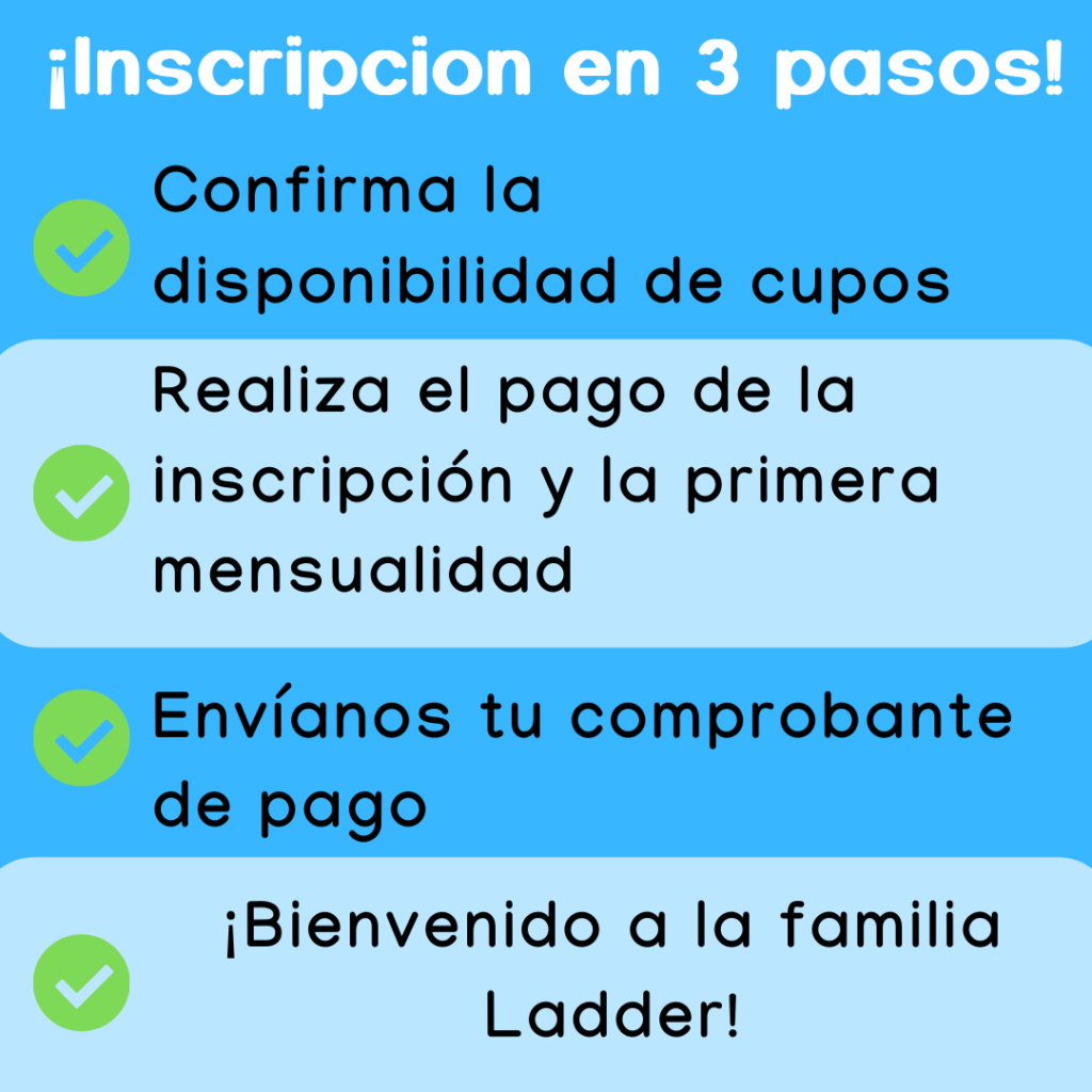 ¿Cómo me inscribo? – Ladder Academia de Idiomas